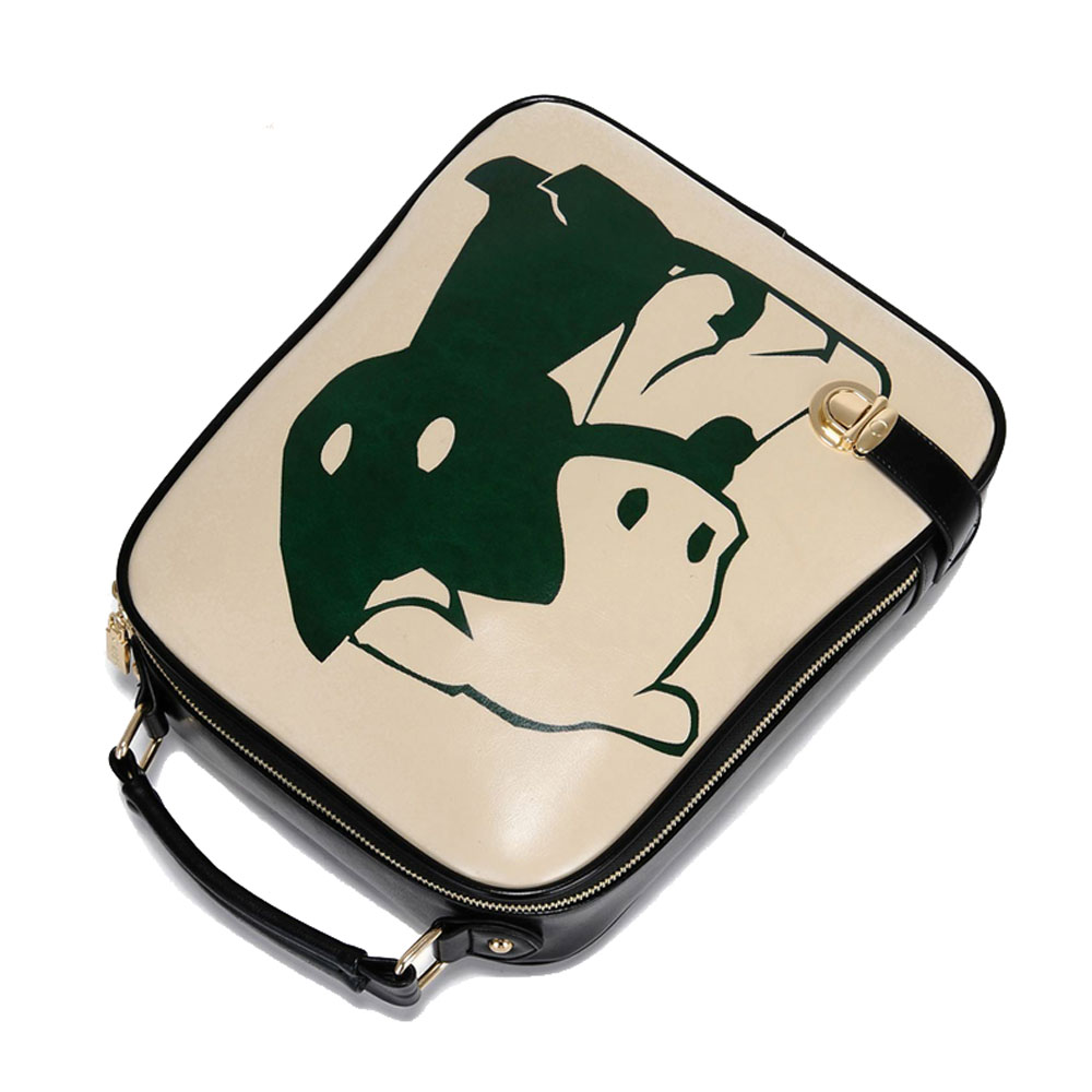 Dog Rabbit Print Backpack Travel School Shoulder Bag Tote Purse ...