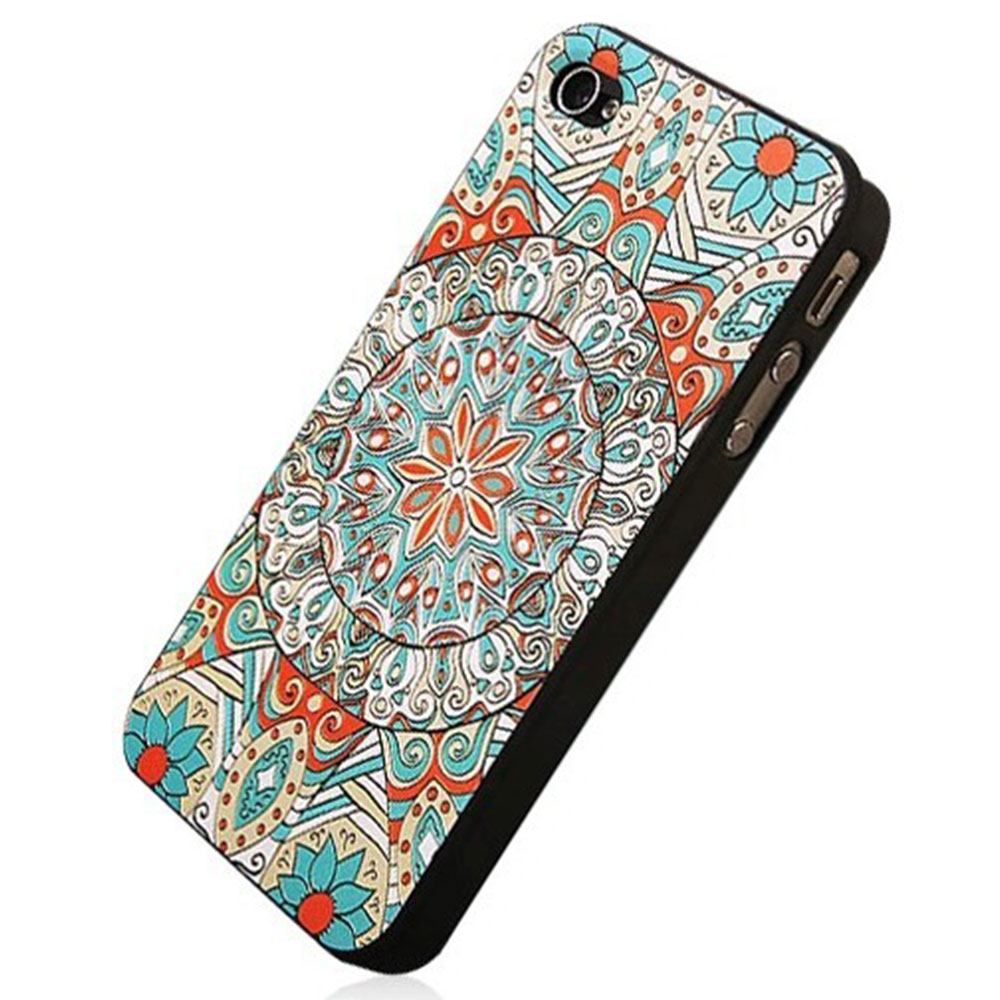 Embossed Tribal Patterns Phone Shell Case For Iphone5/5s/4/4s ...