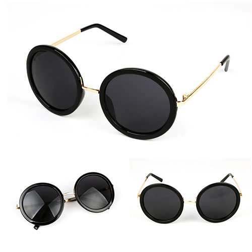 Vintage Round Frame Sunglasses [grxjy5160063] on Luulla